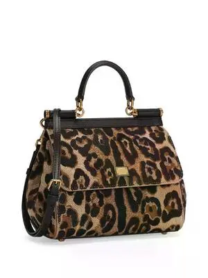 Dolce & Gabbana Animalier Sicily Handbag