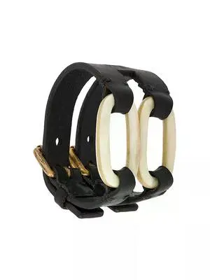 PARTS OF FOUR Link Gauntlet Bracelet - Black