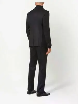BILLIONAIRE Chest-pocket Fitted Blazer - Black