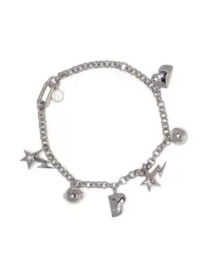 A BATHING APE Tone Charm Detail Bracelet