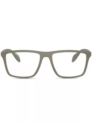 Emporio Armani Rectangle Frame Glasses - Grey