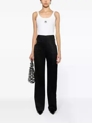 MARINE SERRE Moon Diamant Jacquard Trousers