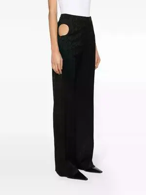 MARINE SERRE Moon Diamant Jacquard Trousers