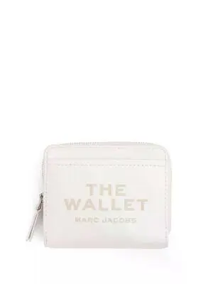 Marc Jacobs The Leather Mini Compact Wallet - White