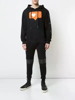 MOSTLY HEARD RARELY SEEN 8-BIT Pixelated Heart Hoodie