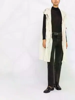 MAISON MARGIELA Belted Hooded Trench Coat