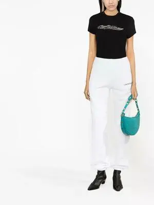 Off-White Embellished Logo T-shirt - Black