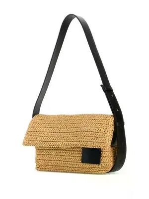 JIL SANDER Raffia Cross Body Bag