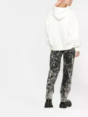 Palm Angels Cotton Graphic Print Hoodie