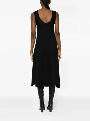 JIL SANDER Scoop Neck Midi Dress