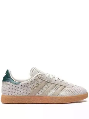 Adidas Gazelle Aluminium/collegiate Green Sneakers - Neutrals