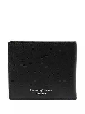 ASPINAL OF LONDON 6 Cc Logo-plaque Leather Wallet