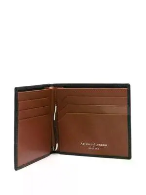 ASPINAL OF LONDON 6 Cc Logo-plaque Leather Wallet