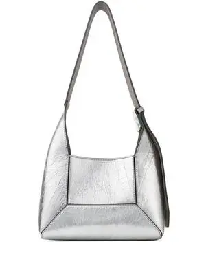 JIMMY CHOO Small Diamond Shoulder Bag Silver