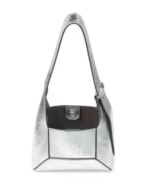 JIMMY CHOO Small Diamond Shoulder Bag - Silver
