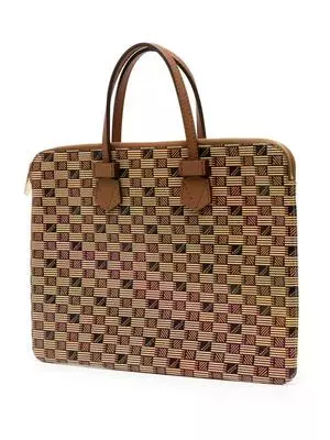 Moreau Monogram-pattern Laptop Case - Multicolour