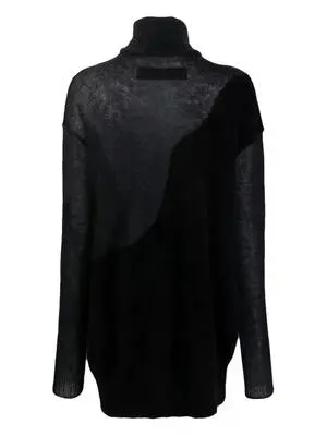 Isabel Benenato Roll Neck Knit Top