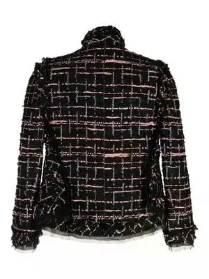 Shiatzy Chen High-neck Tweed Jacket