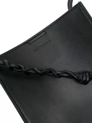 JIL SANDER Braided-strap Leather Shoulder Bag