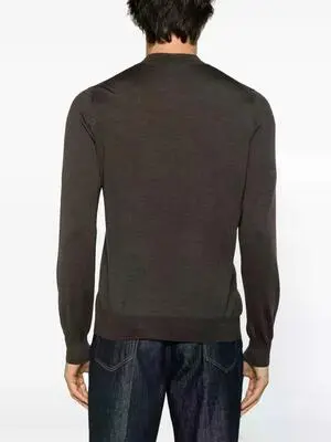 BARBA NAPOLI High-neck Virgin Wool Jumper