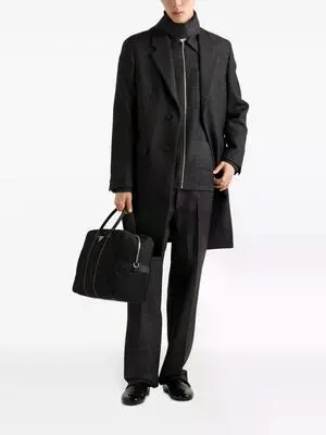 Prada Re-nylon Duffel Bag With Leather Trim