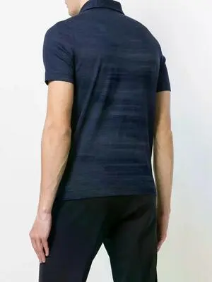 ZANONE Striped Polo Shirt