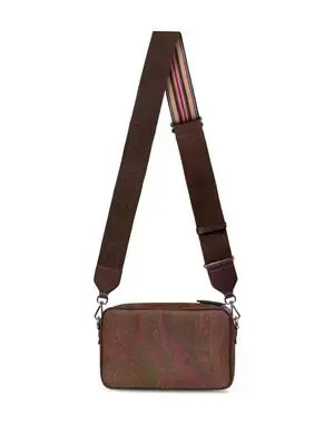 Etro Mini Paisley-print Camera Bag - Brown