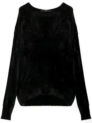SAPIO Velvet Jumper - Black