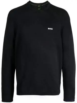 BOSS Crew-neck Sweatshirt - Blue