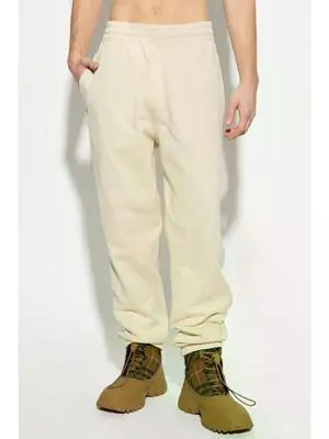 Burberry Check Label Cotton Track Pants