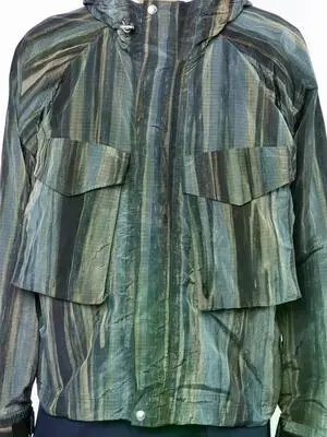 Paul Smith Hooded Jacket With Woodland Print