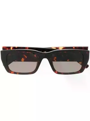 Palm Angels Tortoiseshell-effect Square-frame Sunglasses - Brown