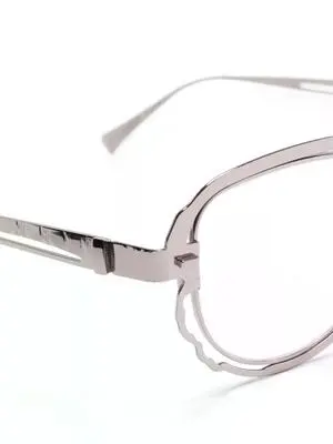 KUBORAUM H02 Geometric-frame Glasses