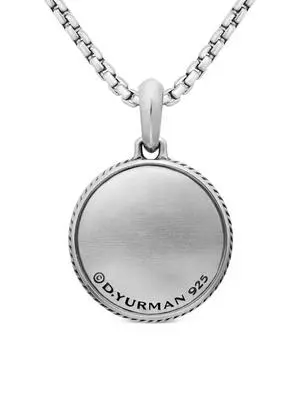 David Yurman Sterling Pavé Black Diamond Compass Amulet