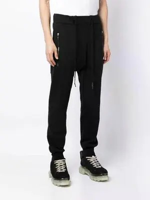 Boris Bidjan Saberi Straight-leg Tracksuit Bottoms - Black