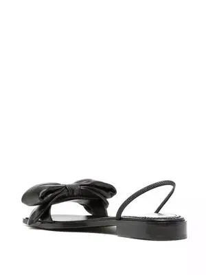 Dsquared2 Leather Bow Detail Slingback Sandals