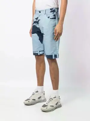 STAIN SHADE Abstract Print Bermuda Shorts