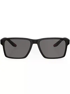 Prada Rectangle Frame Sunglasses - Black