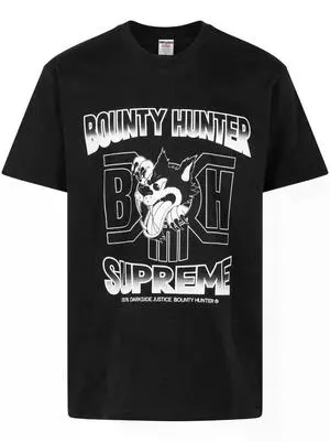 Supreme X Bounty Hunter Wolf T-shirt - Black