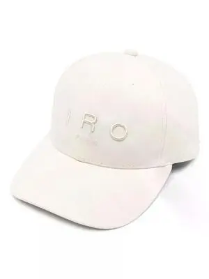 IRO PARIS Logo-embroidered Cotton Cap - Neutrals
