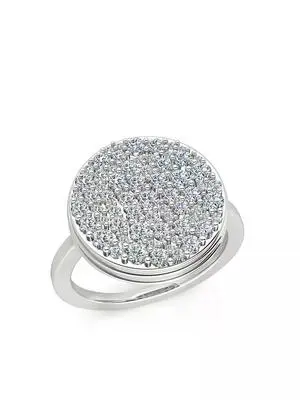 ALINKA 18kt White Gold Diamond Cocktail Ring