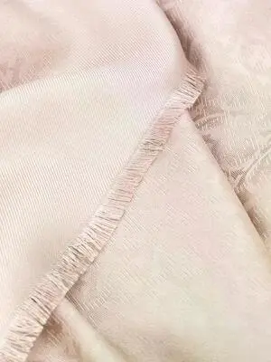 FERRAGAMO Gancini Fringed Scarf - Neutrals