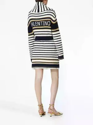 Valentino Garavani Striped Lurex Cardigan-coat