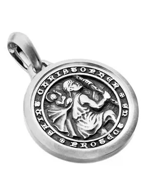 David Yurman Sterling St. Christopher Amulet
