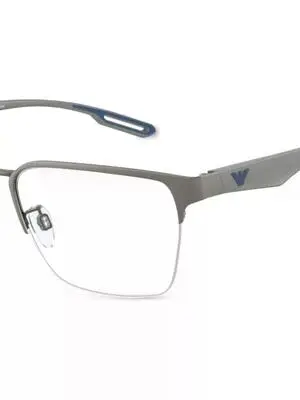 Emporio Armani Square Frame Eyeglasses - Grey