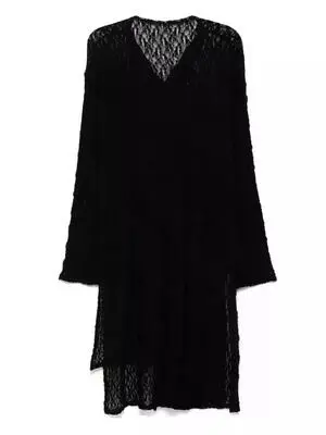 Yohji Yamamoto Asymmetrical Coat - Black