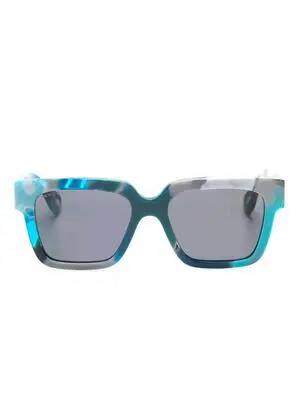 Gucci Gucci Eyewear Square Frame Sunglasses Blue