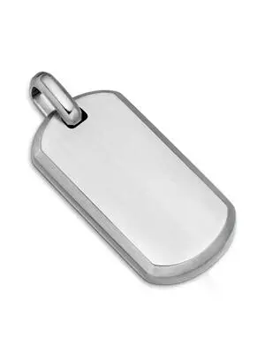 David Yurman Sterling Chevron Tag