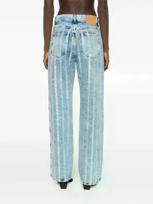 Giuseppe Di Morabito Crystal Embellished Straight Leg Jeans