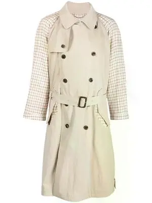 MAISON MARGIELA Spliced Belted Trench Coat
